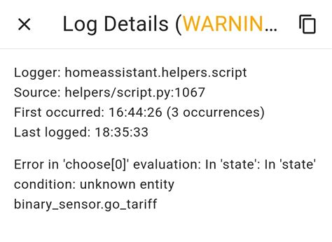 WTH Is Home Assistant Log Sometimes So Cryptic Especially With Errors In Templates You Have To