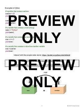 Learning Python In Action Workbook 1 By Tech Savvy Code TpT