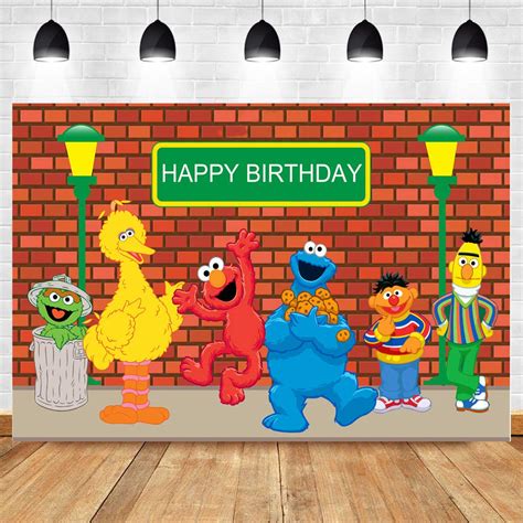 Sesame Street Happy Birthday Sign