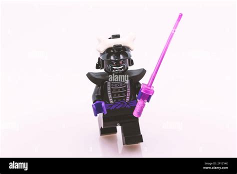 Garmadon Lego Ninjago Minifigure With A White Background One Of The Most Feared Villains In The