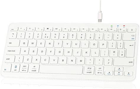 Qulose Bluetooth Wireless Keyboard Mini Keyboard Rechargeable USB C With Media Hotkeys Ultra
