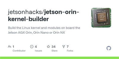 Github Jetsonhacksjetson Orin Kernel Builder Build The Linux Kernel