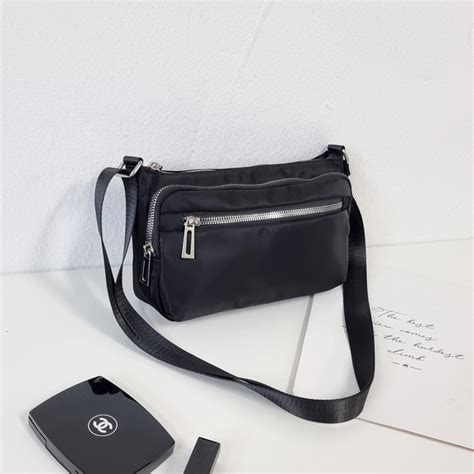 듀일 방수 나일론 여행용 미니 크로스백