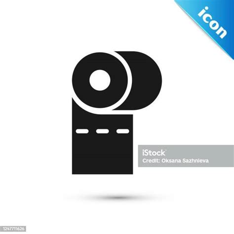 회색 화장지 롤 아이콘 흰색 배경에 격리 벡터 일러스트레이션 가정 생활에 대한 스톡 벡터 아트 및 기타 이미지 가정 생활 가정의 방 건강한 생활방식 Istock