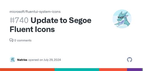 Update To Segoe Fluent Icons · Issue 740 · Microsoftfluentui System Icons · Github