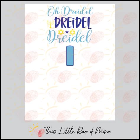 Dreidel Hanukkah Menorah Star Of David Jewish Faith Keepsake Printable Made By Teachers