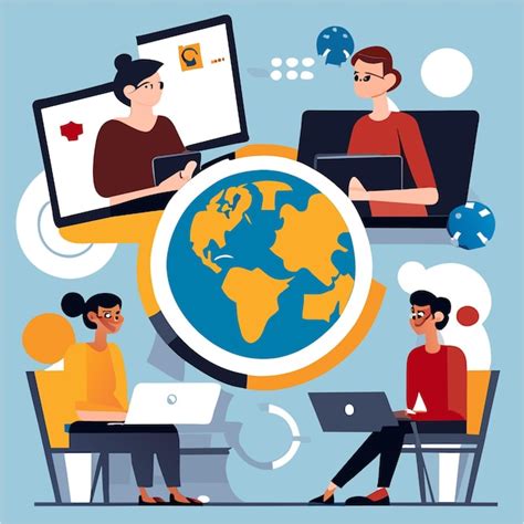 Premium Vector Solving Global Challenges Through Crosscultural