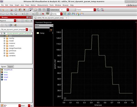 How Can I Probe The Temp Value In Tran Simulation Custom Ic Design