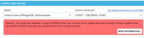 Arduino Counterfeit Fake Ch340g Chips Driver Issues · Shwotever Simhub