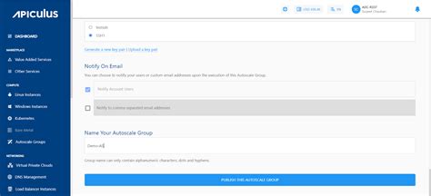 Creating Autoscale Groups Apiculus Technical Documentation