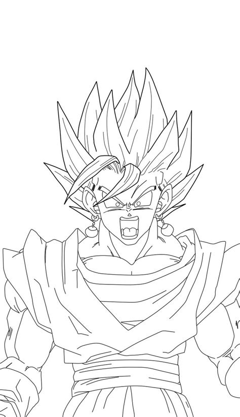 Vegito Coloring Pages At Free Printable Colorings Pages To Print And Color