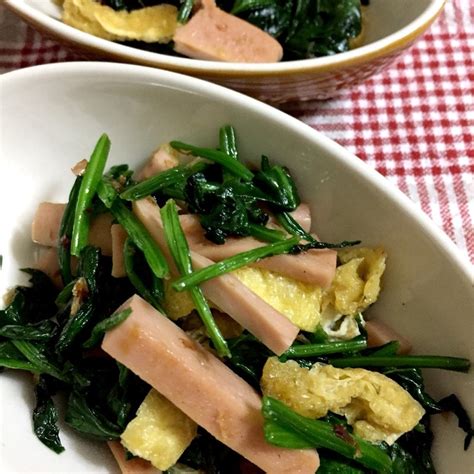 基本からアレンジまで！思わずつくりたくなる「ほうれん草油揚げ炒め」のレシピ集