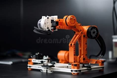 Robot Dimpression 3d Avec Bras Robotisé Et Extrudeur Travaillant Sur