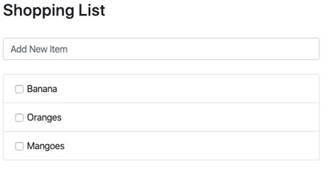 Simple Shopping List App In VueJS 5 Balloons