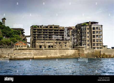 Nagasaki Hashima Japan October 2017 Ghost Town On An Abandoned