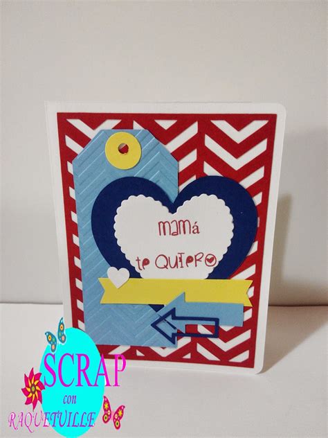 Scrap con Raquetuille Tarjeta Día de la Madre
