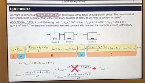 We Want To Perform An Enzymatic Reaction In