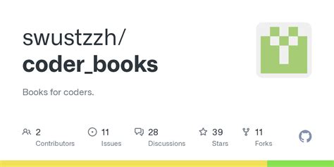 Github Swustzzhcoderbooks Books For Coders