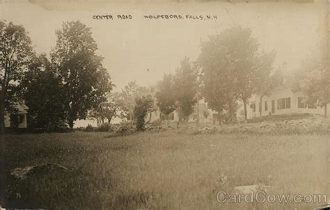 Center Road Wolfeboro Falls Nh Postcard