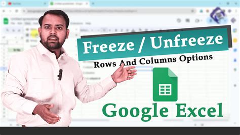 how to freeze multiple rows and or columns in one news page video