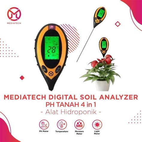 Promo Soil Survey Instrument Digital 4 In 1 Backlight Soil Meter 4 In 1 Ph Meter Tanah