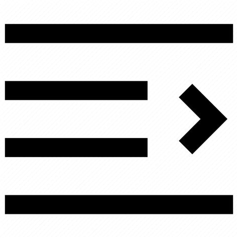 alignment arrow indent left paragraph pointer icon download on
