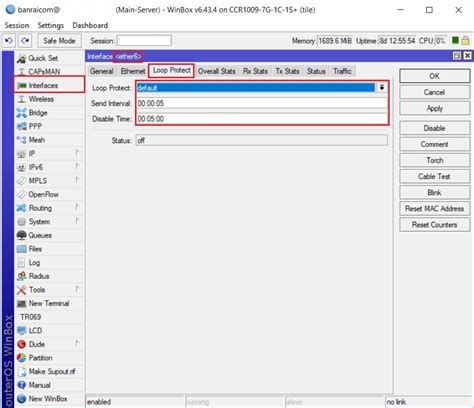 [trick] ป้องกัน broadcast storm บน mikrotik ด้วย loop protect