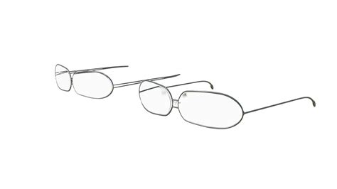 Titanium Glasses Model Turbosquid 2147984