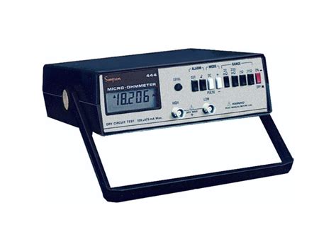 simpson 444 low voltage milliohmmeter tequipment