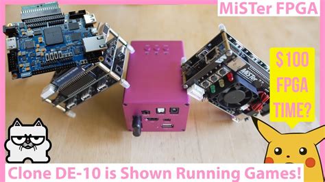 Mister Fpga For 100 The Clone De 10 Nano Shows Cores Running Youtube