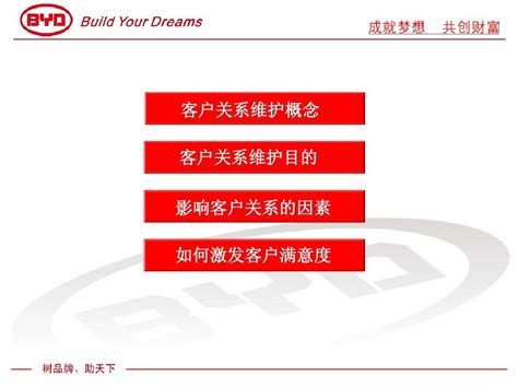 比亚迪客户关系维护word文档在线阅读与下载免费文档