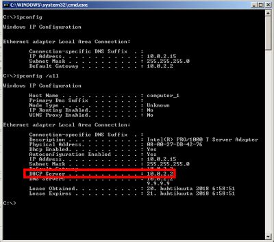 How To Find My ISP S DHCP Server Address Wilders Security Forums