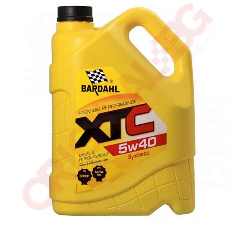 Моторно масло Bardahl xtc 5W40 5L ᐉ Топ цена | Original.bg