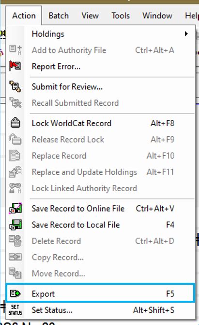 Setting Up Oclc Connexion Client To Export To The Odin Network Zone Odin