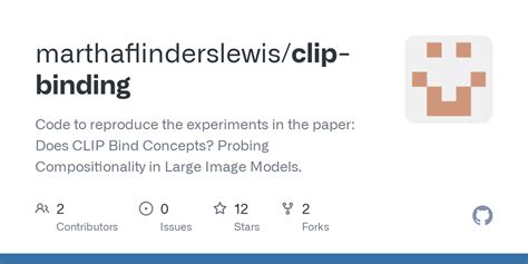 Github Marthaflinderslewisclip Binding Code To Reproduce The Experiments In The Paper Does