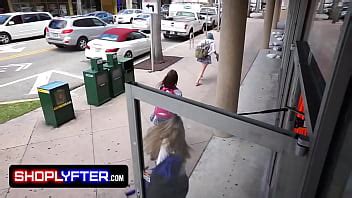 Broke College Babe Tries Shoplifting A High Tech Sex A Dildo That Creams Shoplyfter