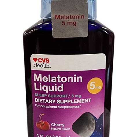Cvs Health Melatonin Liquid 6 Oz