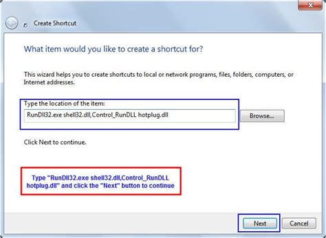 How To Create Shortcut For Safely Remove Hardware Dialog