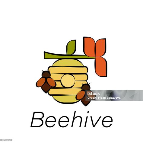 벌집 손 그리기 아이콘 농업 일러스트 아이콘의 요소 서명 및 기호는 웹 로고 모바일 앱 Ui Ux에 사용할 수 있습니다 개념에