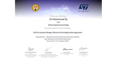 Dr Mohammad Taj On Linkedin Arm India Vlsi To System Design Silicon To End Application Approach