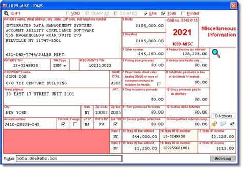 B Software To Create Print And E File Irs Form B Artofit
