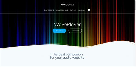 WavePlayer Waveform Audio Player Plugin CreativeSea
