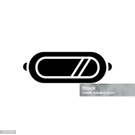 가상 현실 아이콘입니다 오큘러스 기호 간단한 그림 모바일 개념 앱 라인 아이콘 및 웹 디자인 편집 가능한 스트로크 디자인 템플릿 벡터 0명에 대한 스톡 벡터 아트 및 기타