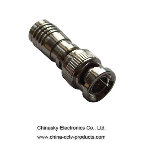 China BNC Male Compression Connector For RG59 Cable Manufacturer BNC Male Compression Connector