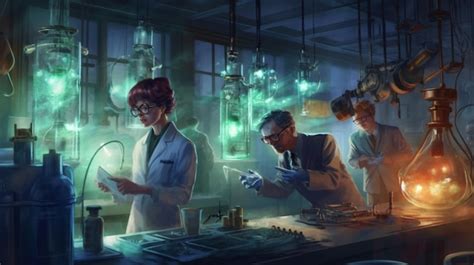 Premium Ai Image A Team Of Researchers Conducting Experiments