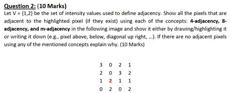 Solved Question Marks Let V Be The Set Of Chegg Com