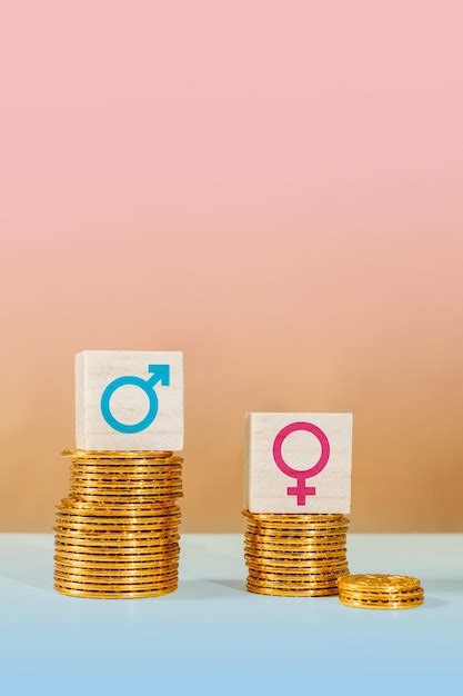 Premium Photo Conceptual Image Of Gender Inequality Salary Gap