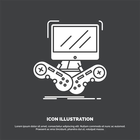 Game Gaming Internet Multiplayer Online Icon Glyph Vector Symbol For Ui And Ux Website Or