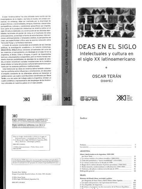 Terán Ideas En El Siglo Pdf