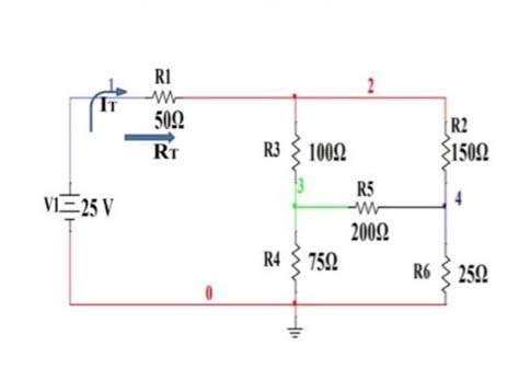 Solved Find The Voltages At Each Of The Nodes In The Chegg Com
